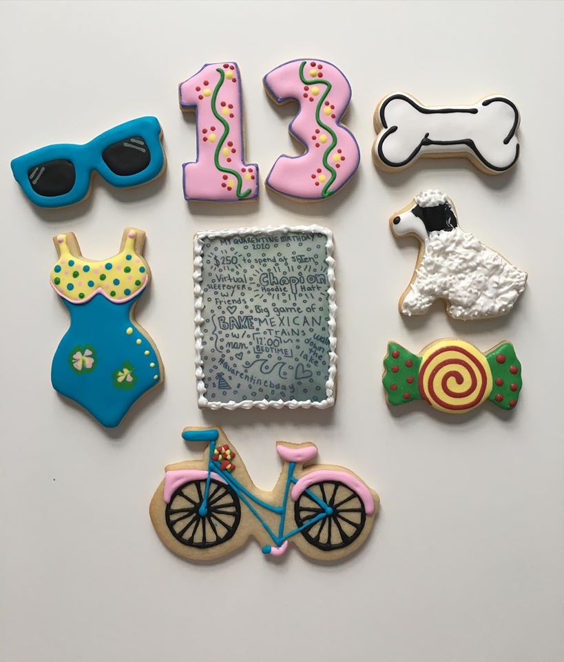 13th-birthday-sugar-cookies – Angela's Cookie Jar